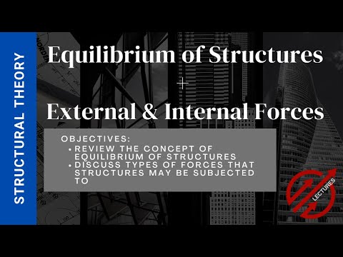Equilibrium of Structures + External & Internal Forces
