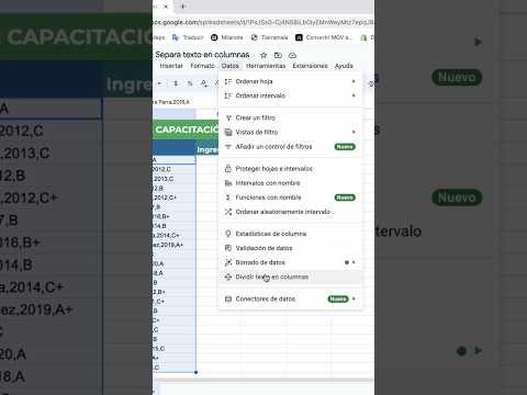 Una función rapidísima que te va a ahorrar muchísimo tiempo en Google Sheets 👌🏽