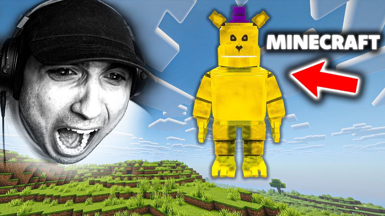 FAST FREDBEAR IS IN MINECRAFT..