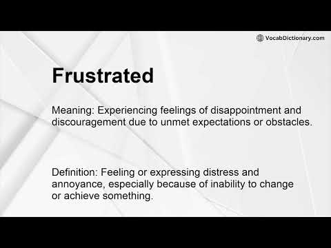 Frustrated Meaning
