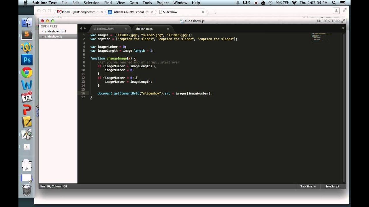 Create a simple JavaScript Slideshow - Programming Tutorial