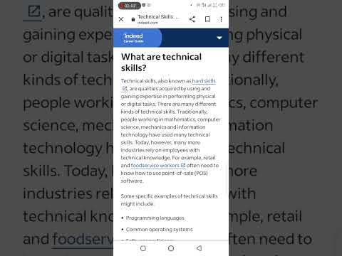 what is technical knowledge.