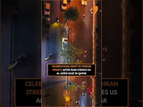 Tehran Celebrates After Iran Strikes U.S. Al-Udeid Base in Qatar | Streets Erupt | News9