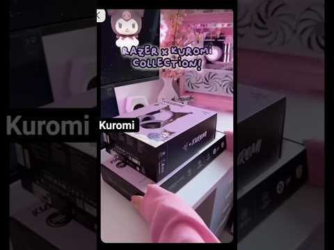 RAZER x KUROMI collection!!! 🖤💜🖤💜🖤#tracy