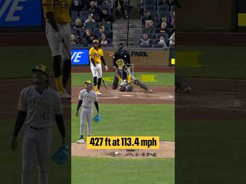 Oneil Cruz hit two home runs in the same game that were 425+ feet and over 113 mph 😳