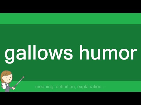 gallows humor