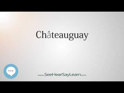 Châteauguay (How to Pronounce Cities of the World)💬⭐🌍✅