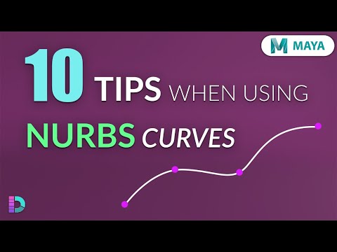 Maya Curve Tutorial | Part 2 Tips For Working With NURBS Curves