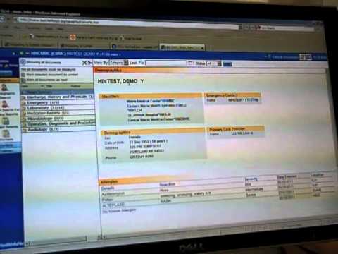 HealthInfoNet Provider Portal Demonstration