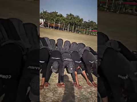 PSO training main ek sath push-up kiye #ssg_commando 💯force#army #crpf #bsap #br_police #stf