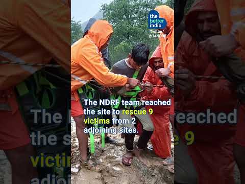 Watch How NDRF Bravely Rescues People From Overflowing River!