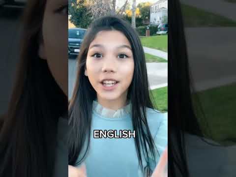 Her voice sounds different in Spanish!