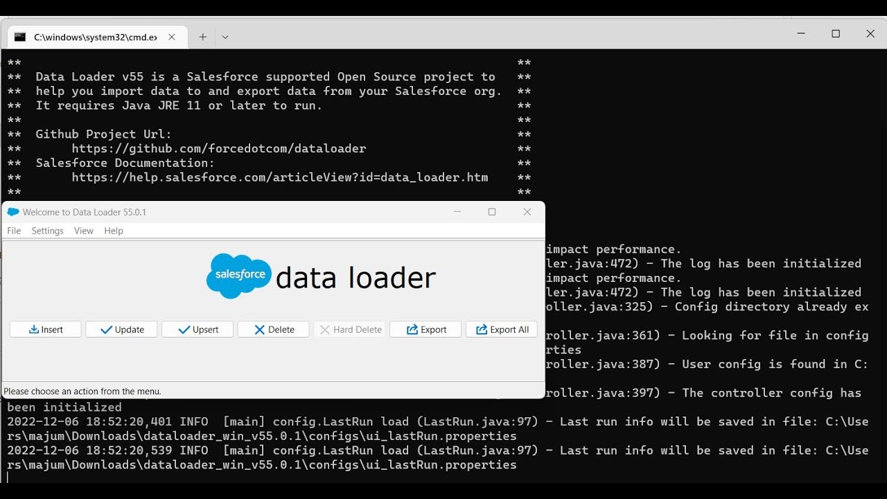 3 Steps-How to Install Data Loader, Zulu openjdk11 and Insert Account using .CSV file- SFDC COMMANDO