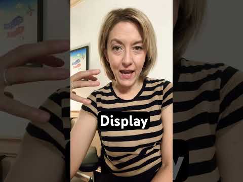 Learn how to Pronounce DISPLAY - #SHORTS Quick #English Pronunciation Mini Lesson #Learnenglish