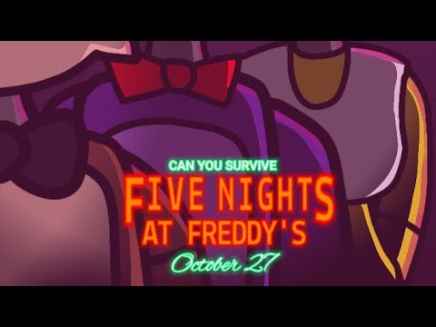 Fnaf Movie Poster Speed-paint (song by @TheLivingTombstone )