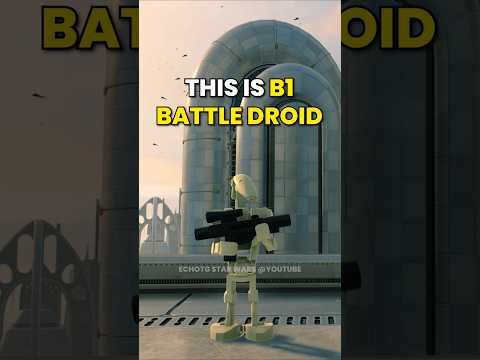 This is B1 Battle Droid #starwars