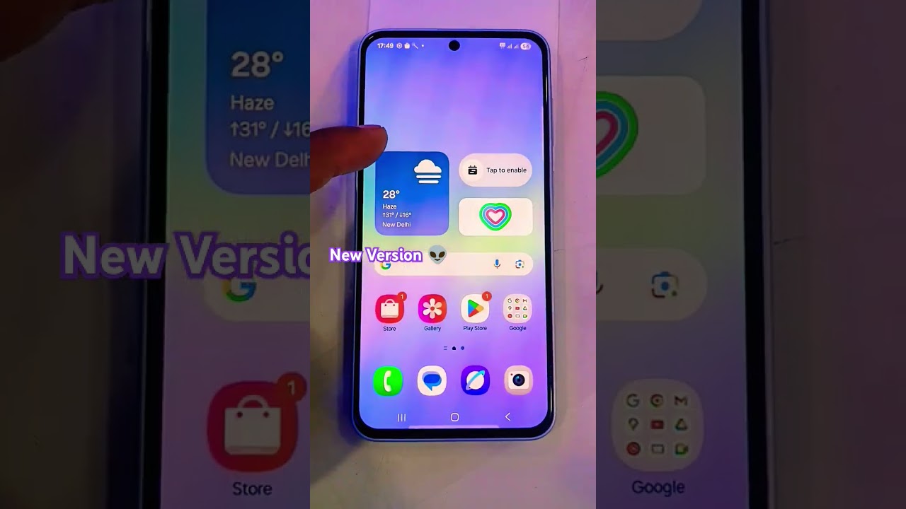 Samsung Galaxy A36 5G New Version ONE UI 7 #newlook #newfeatures #newmodel #galaxybrand