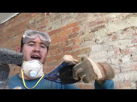 HOW TO EXPOSE BRICK - GET THAT (extra) MORTAR OFF, FIRST!