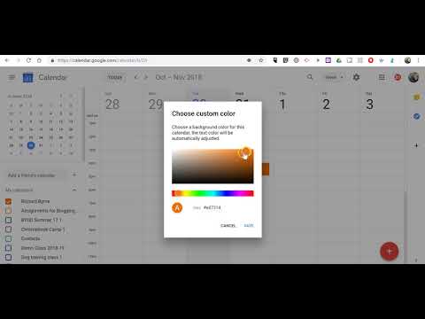 How to Change the Color of Google Calendar Events