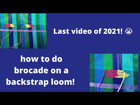 My new backstrap loom! How to use the “Pepinado” sticks. Last video of 2021!
