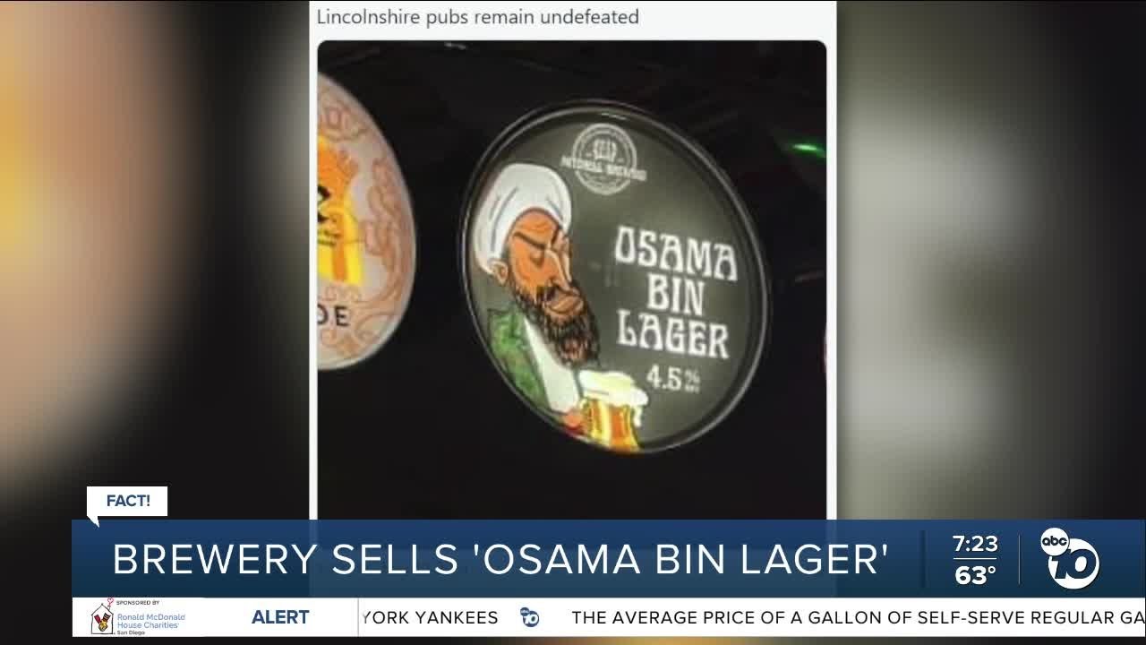 Fact or Fiction: Brewery sells Osama Bin Lager?