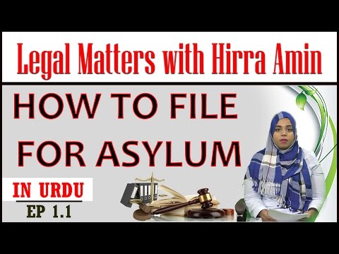 EP 1.1 - How to File Asylum in USA - Legal Matters with Hirra Amin