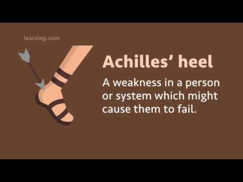 Idiom: Achilles' heel (meaning, examples, origin, pronunciation)