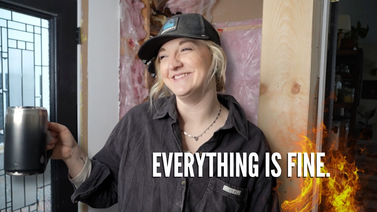 Major Updates: DIY Entryway Renovation! | Rotted Walls, Faux Beam & DIY Transom (ep 3)