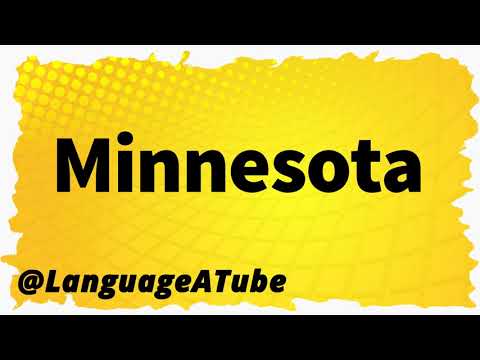 Minnesota Pronunciation ⚡️ How To Pronounce Minnesota!