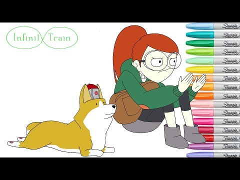 Infinity Train Coloring Book Pages Tulip Atticus Cartoon Network ...