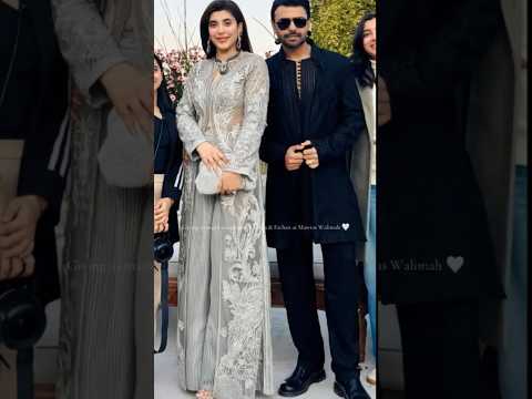 Urwa Hocane and Farhan Saeed Looking gorgeous at Mawrah Reception #urwahocane #farhansaeed #wedding