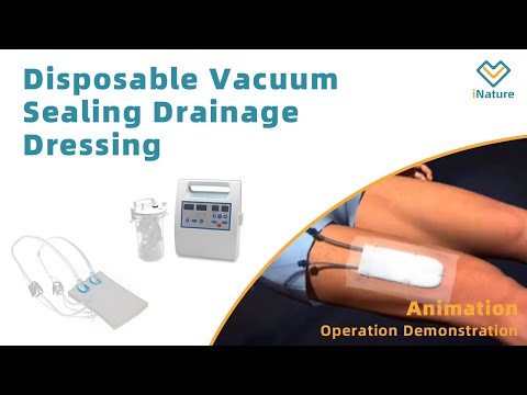 NPWT|Wound Dressing |The introduction to Disposable Vacuum Sealing Drainage Dressing|For Opthopedics
