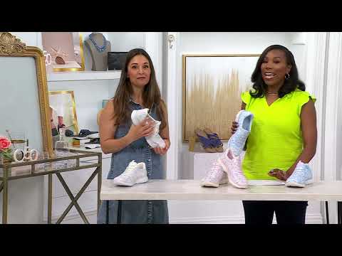 Skechers Summits Watercolor Bungee Sneakers - Wildflower on QVC
