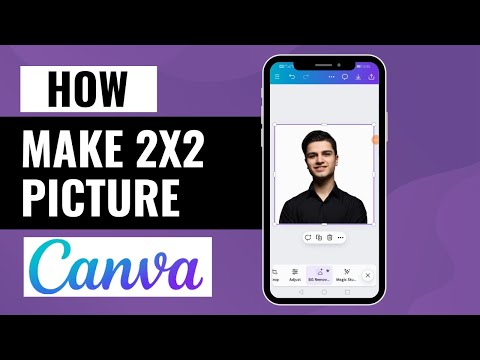 How To Make 2x2 Picture In Canva Using Phone | Quick Tutorial