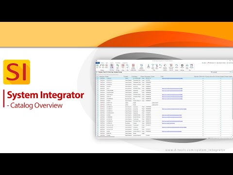 D-Tools System Integrator - Catalog Overview