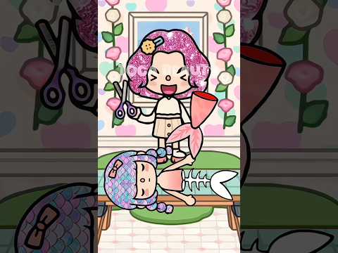 Human sister is jealous of mermaid sister 😱🤯💔 #tocaboca #tocalife #tocalifeworld #shorts