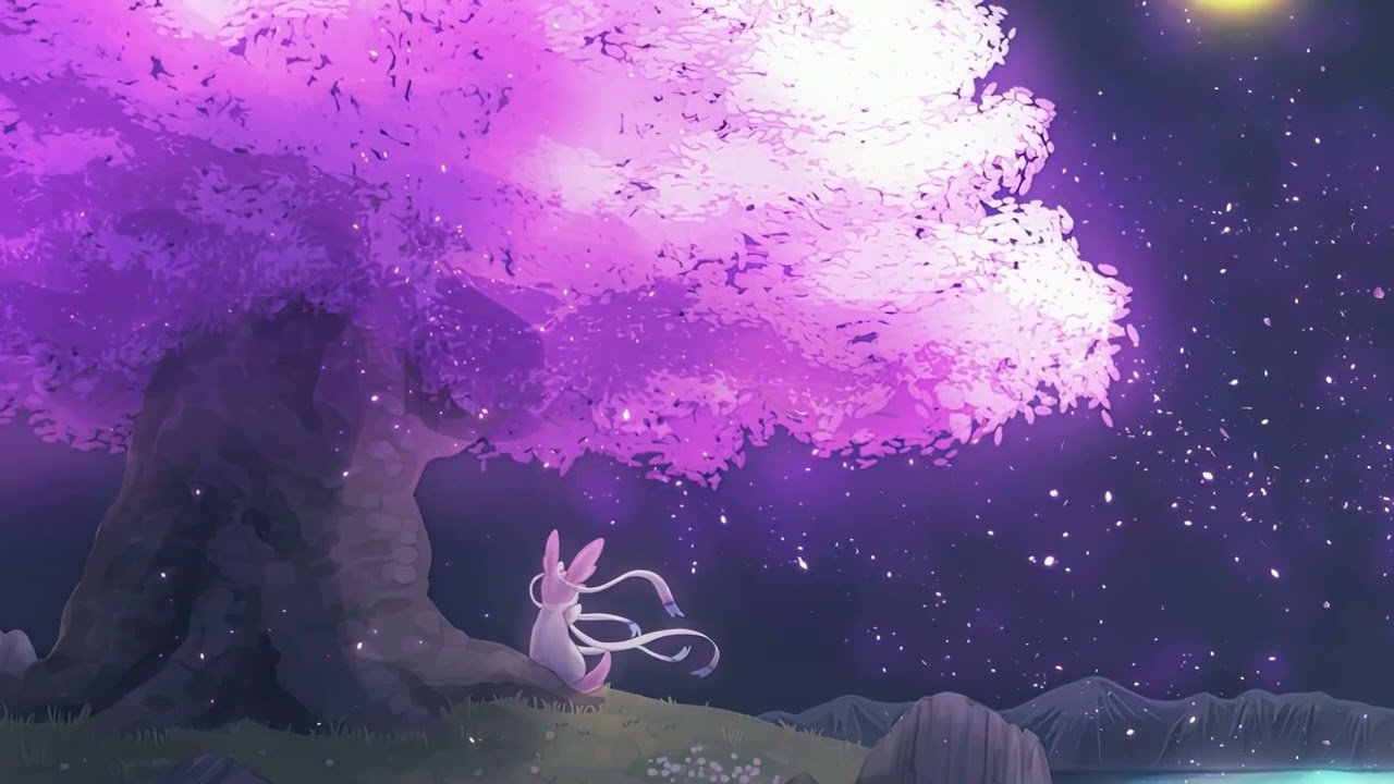 Sylveon Cherry Blossom Pokemon Live Wallpaper ✨