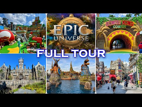 FULL Epic Universe Theme Park Tour | Exclusive Low-Crowd look at a Brand New Universal Theme Park