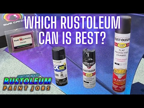 RUSTOLEUM TURBO CAN PAINT JOB WITH 2K CLEAR AND PEARLS! SPRAY PAINT FACE OFF