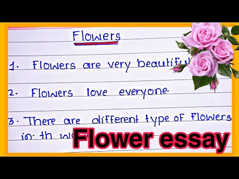 10 line essay on Flowers in English l Flower essay 10 line in English l