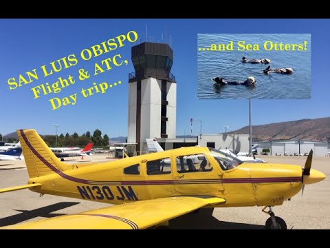Flight to San Luis Obispo and coast | ATC | Multi-cam