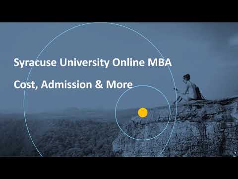 Syracuse University Online MBA