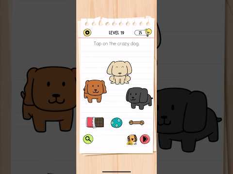 Tap on the crazy dog. 🧠 Brain Test All-Star: IQ Boost | Level 19 Solution |