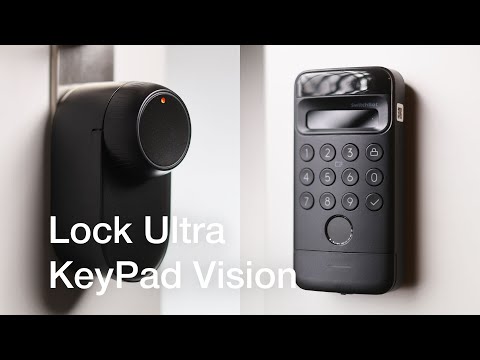 SwitchBot Lock Ultra & Keypad Vision — FaceID for your House! Setup & Review