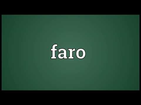 Faro Meaning 2