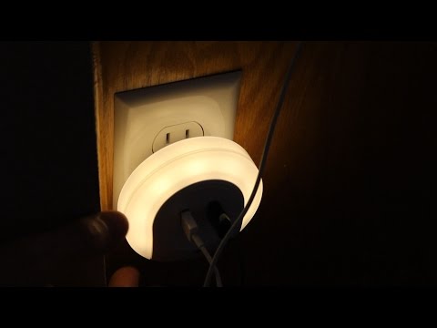 LED NightLight With 2 USB Ports For Charging Unboxing & Review