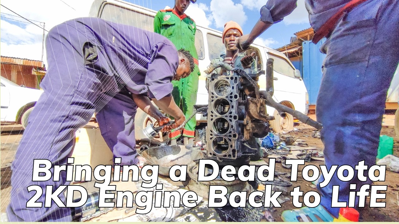 Bringing a Dead Toyota 2KD Engine Back to Life!  Full Engine Rebuild