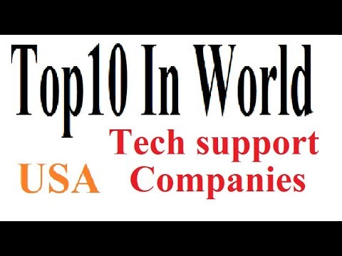 Top 10 tech support companies in USA online | Reviewed top 10 Tech Support Services companies