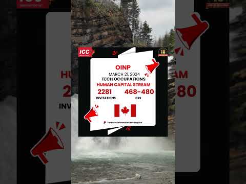 ????New OINP Tech Draw ???? Call us: +1(905)461-2424 #canadaimmigration #canadavisa #expressentry