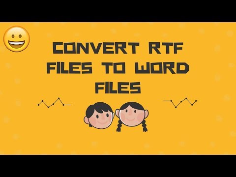 Convert RTF Files to Word Files In Just 5 Easy Steps